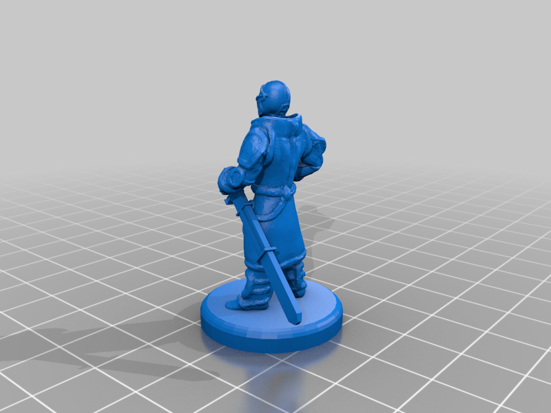 Free 3D file D&D Knight Miniature 🎲 ・3D printing model to download・Cults