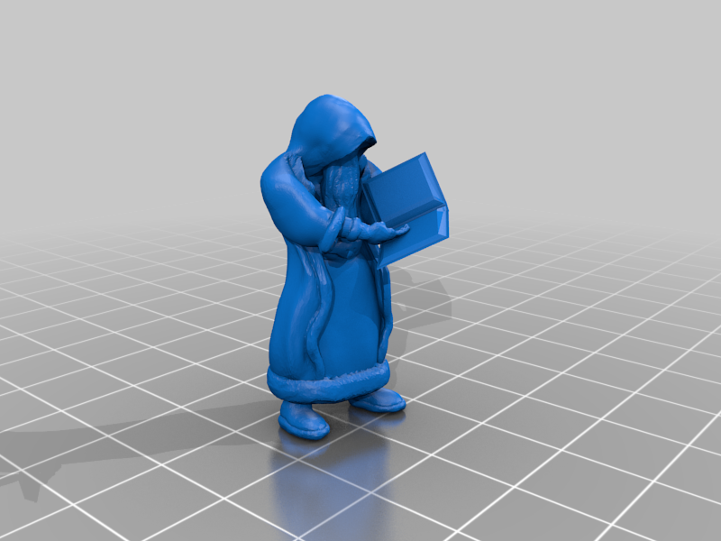 🧙 D&D Wizard (2 poses)・Free 3D File for ・Cults