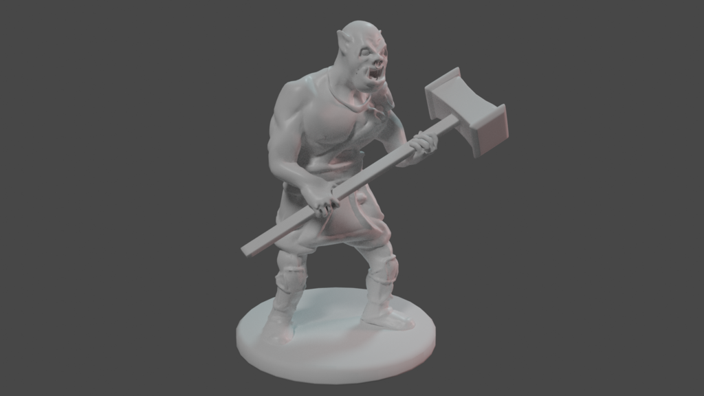 Free 3D file Orc Barbarian with Maul (oldschool pigface) 🎲 ・3D print ...
