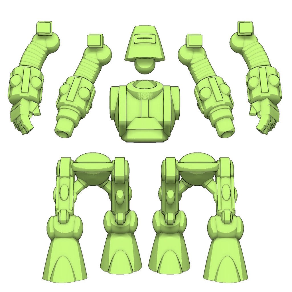 Free 3D file Mirror Walkers: Modular VOTON Troopers 🪞 ・3D print design ...