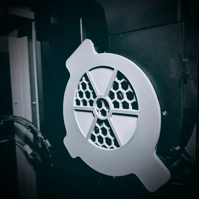 ☢️ CREALITY K1/K1C Radioactive Fan Cover・Free 3D File for ・Cults