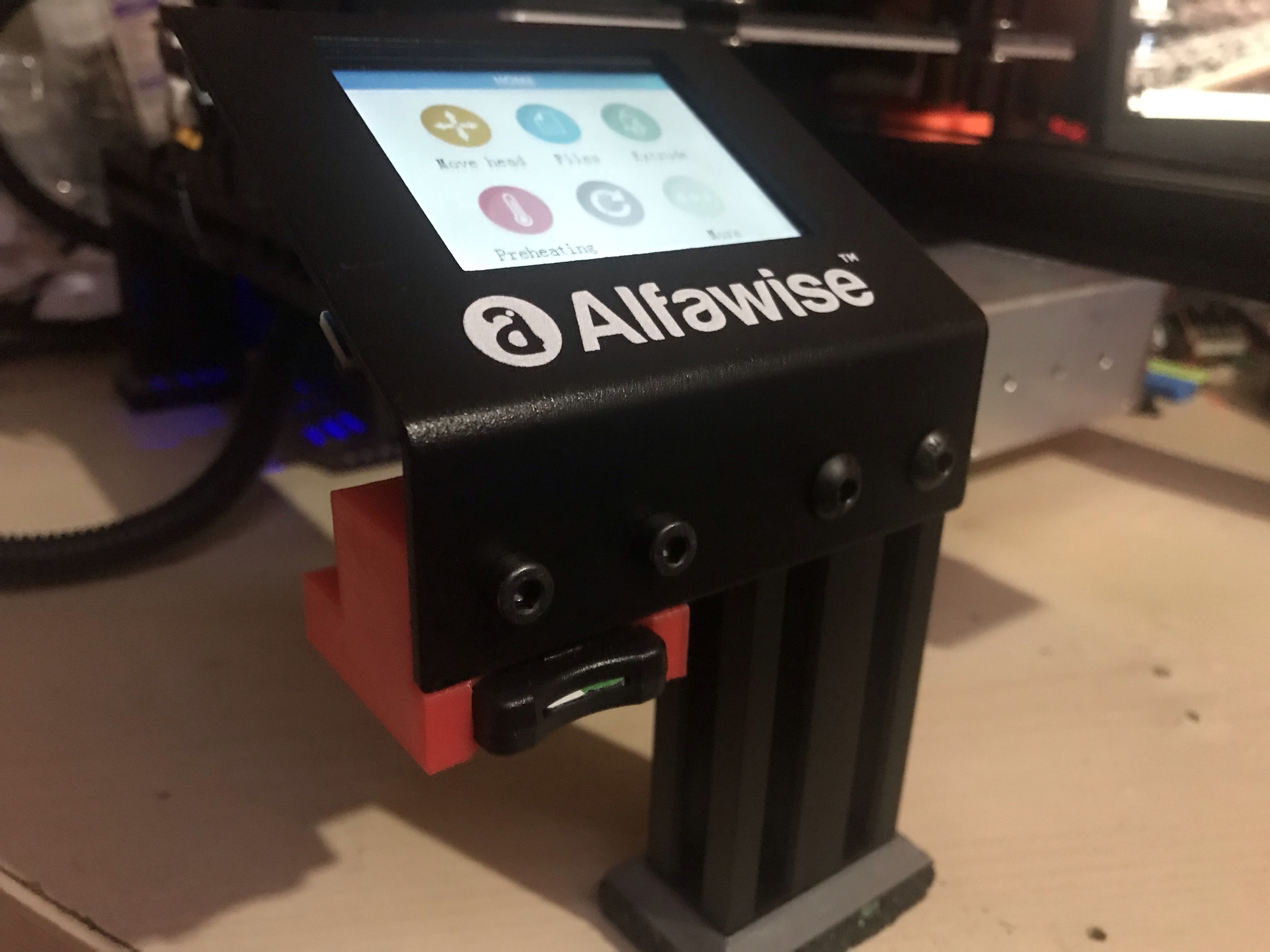 Imprimir en 3D Soporte adaptador uSDCard Alfawise U30・Cults