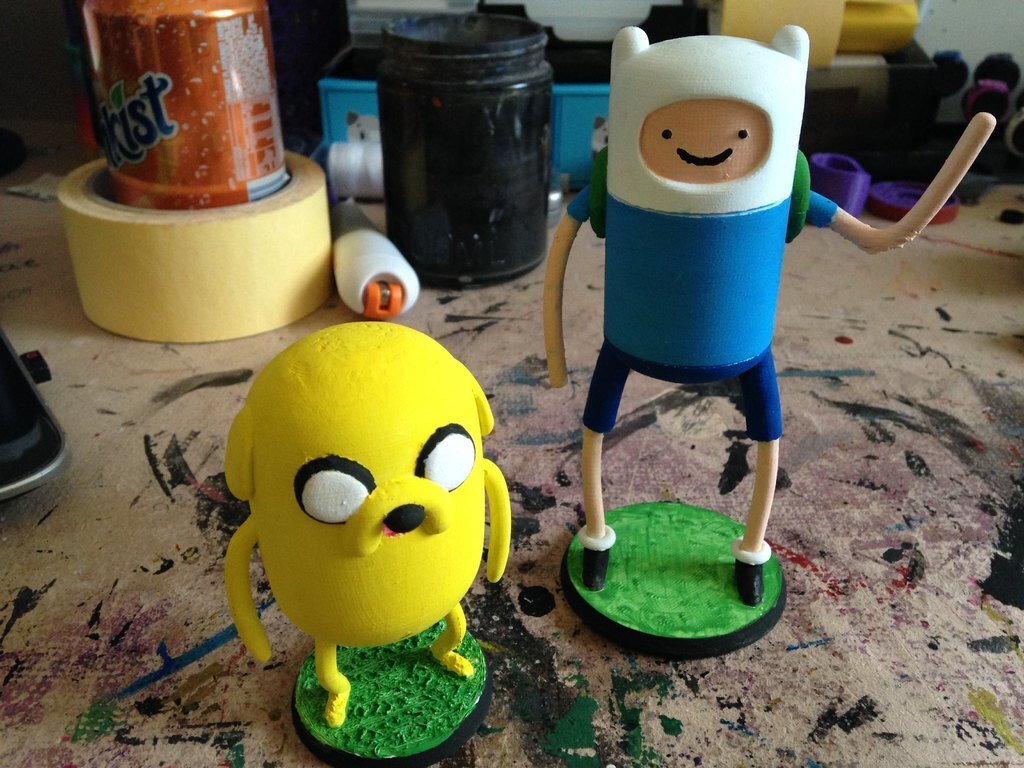 👥 Adventure Time Figures・Free 3D File for ・Cults