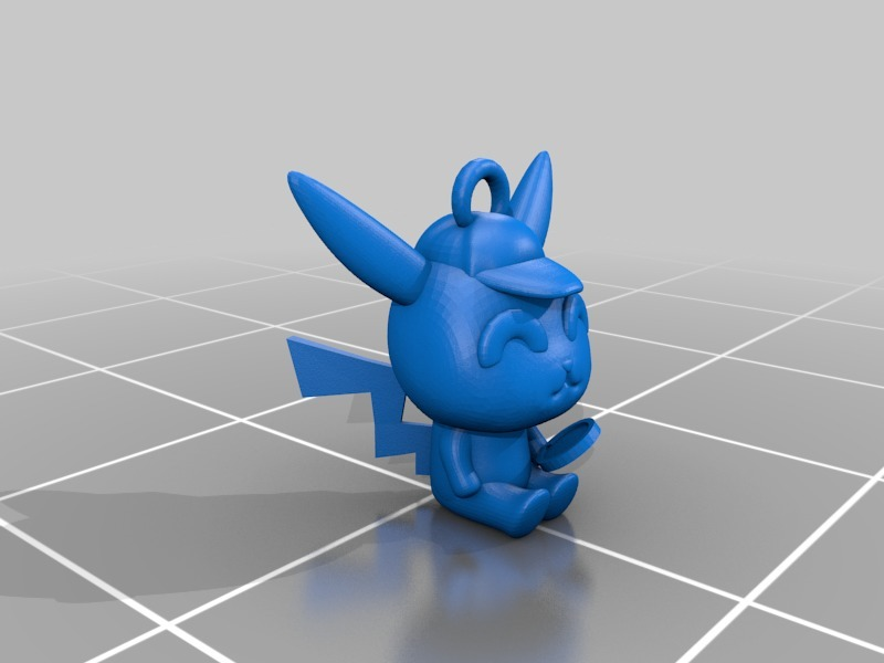 Free 3D file Detective Pikachu Figurine & Keychain - by Objoy Creation ...