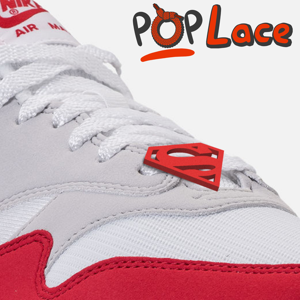 🦸‍♂️ SUPERMAN LOGO - ACCESSORY FOR SHOE LACE - POPLACE・Free 3D File for ...