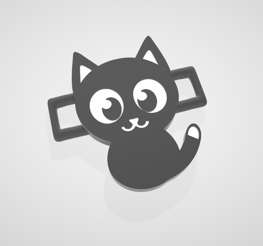 Free 3D file Cat - Lace Lock (POP Lace) - Bicolor compatible 🐱 ・Model ...