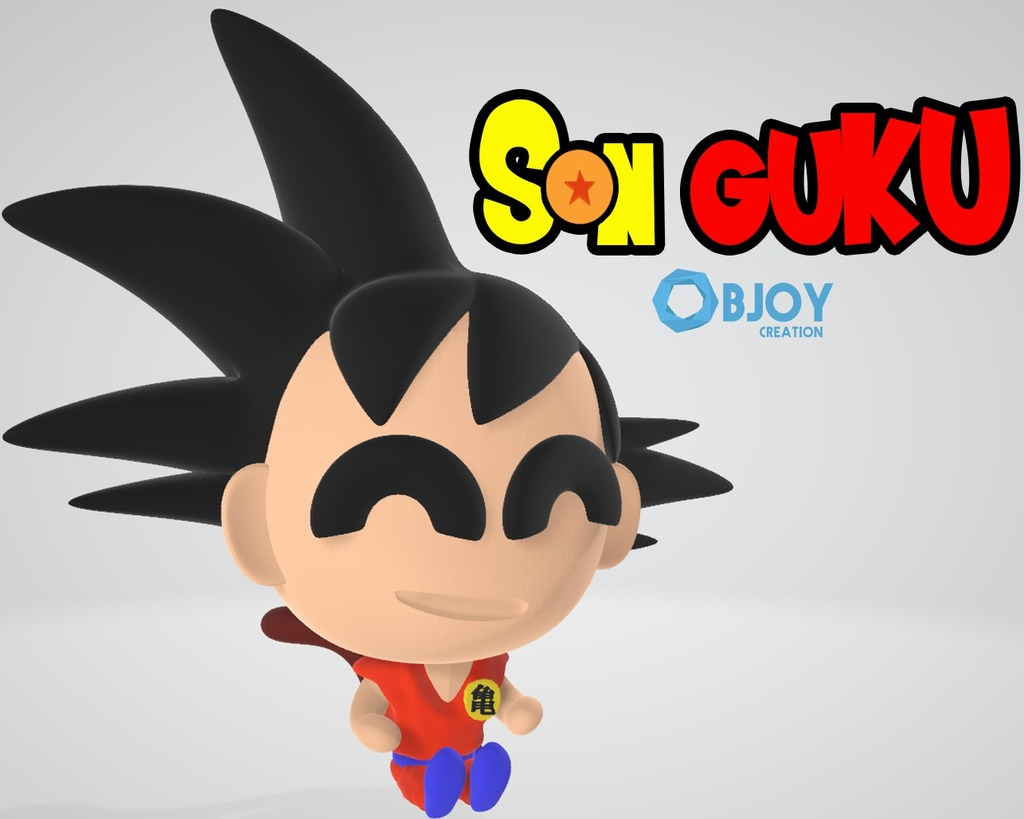 Free 3D file Son Goku Figure & Keychain - by Objoy Creation 🗝️ ...