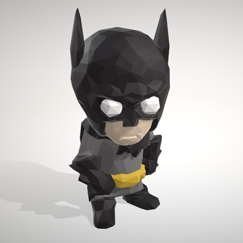 Free 3D file BATMAN LowpolyPOP - by Objoy Creation 🎲 ・Object to ...
