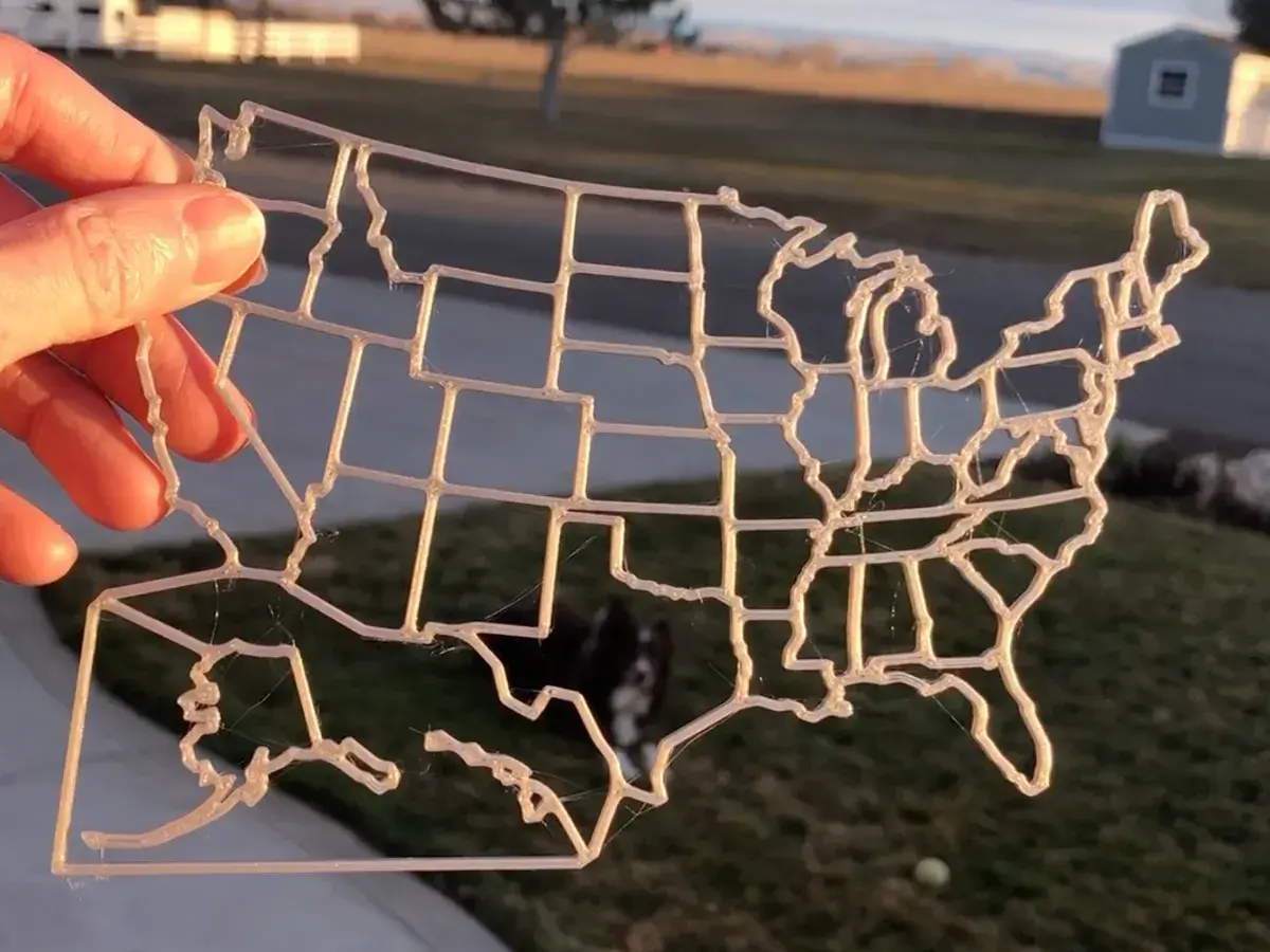 Free 3d File All Topographic States And Outlined United States 🇬🇪 ・object To Download And To 3d