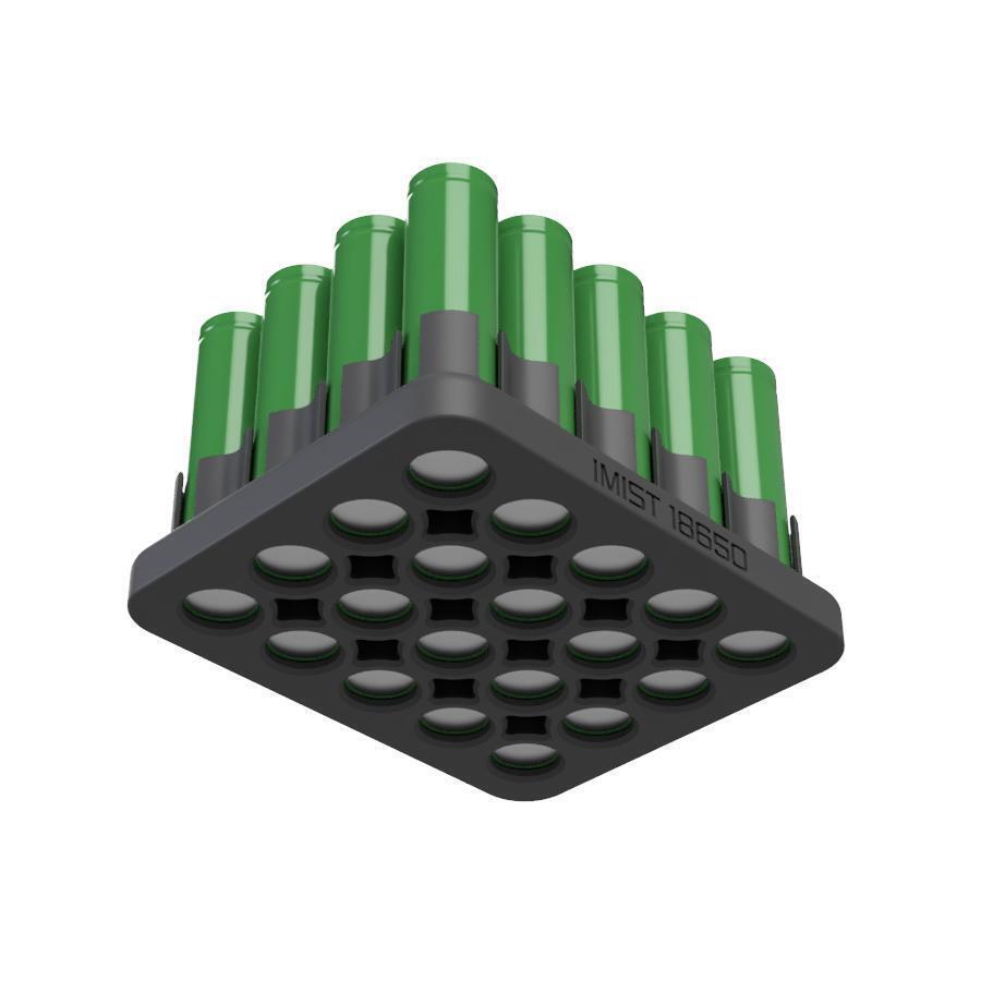 🔋 18650 Battery Rack・Free STL File for 3D printing・Cults