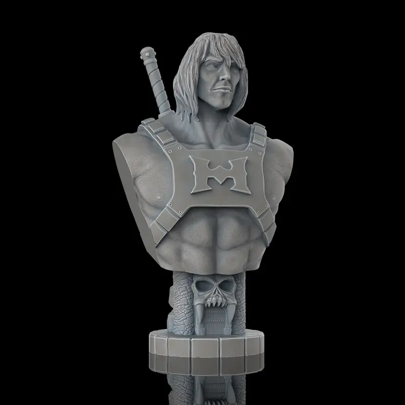 Free 3D file He Man Bust 👨 ・Model to download and 3D print・Cults
