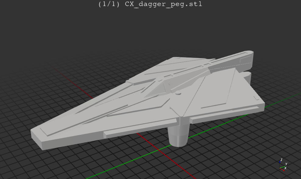 Free 3D file CX Dagger squadron (Armada Legends - Star Wars) 🗡️ ・3D ...