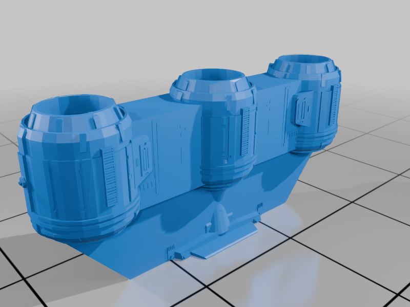 🛰 Consular-class Space Cruiser (Star Wars Armada)・Free 3D File for ・Cults