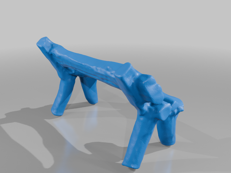 Free 3D file A wooden bench 🪵 ・3D printing model to download・Cults