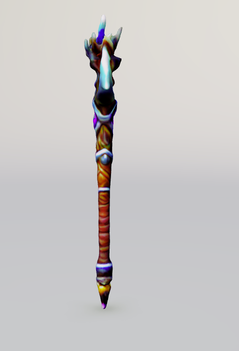 🪄 A staff V1・Free 3D File for ・Cults