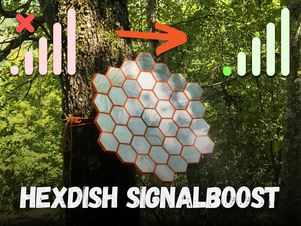 Free 3D file HexDish SignalBoost: Amplify Your Phone Signal Outdoors 📞 ...