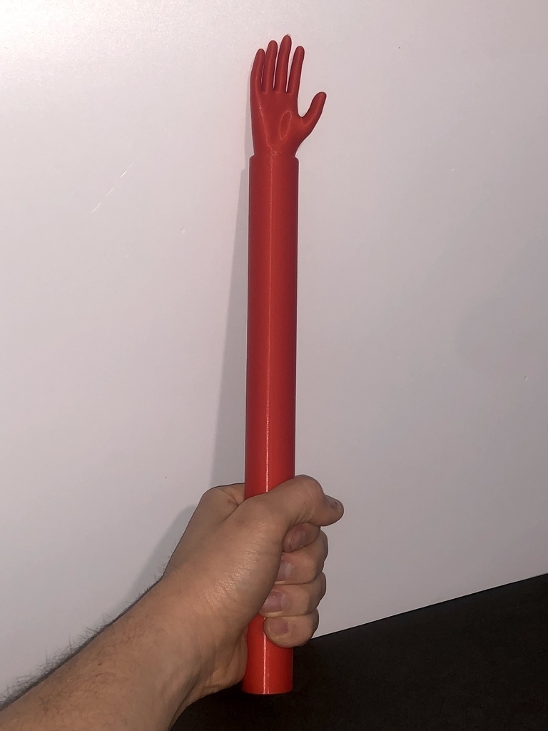 🔙 Tiny Back Scratcher Hand – Extra Long Finger Extension・Free 3D File ...