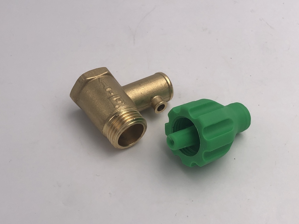 ⚙️ Boiler Drain Adapter for Pressure Relief Valve – 1/2” BSPP to Garden ...