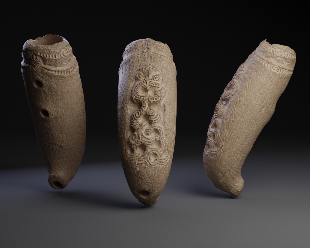Free 3D file Maori Nguru (nose flute) 👃 ・3D printer model to download・Cults