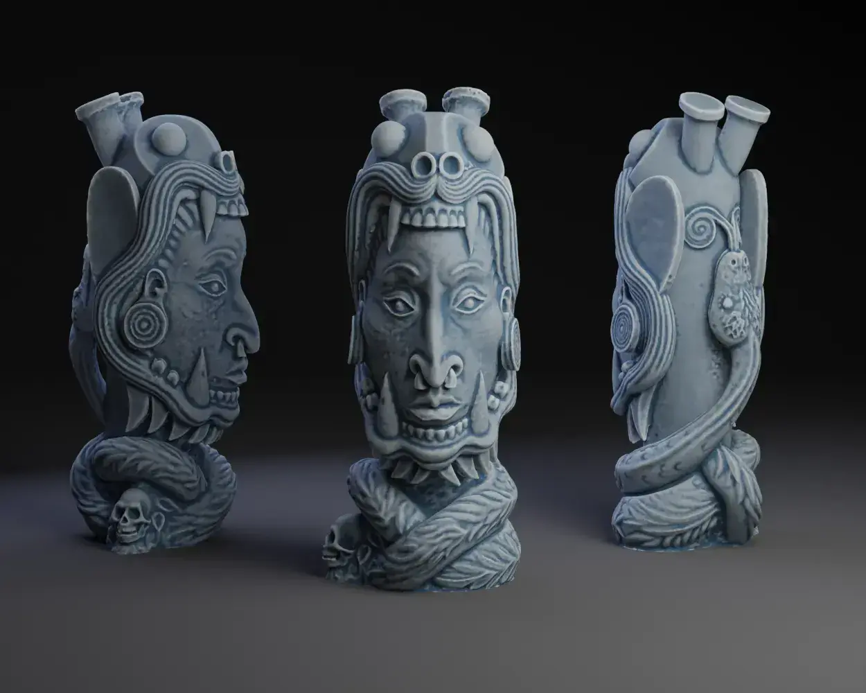 👨 Jaguar Man Statue・Free OBJ File for 3D printing・Cults