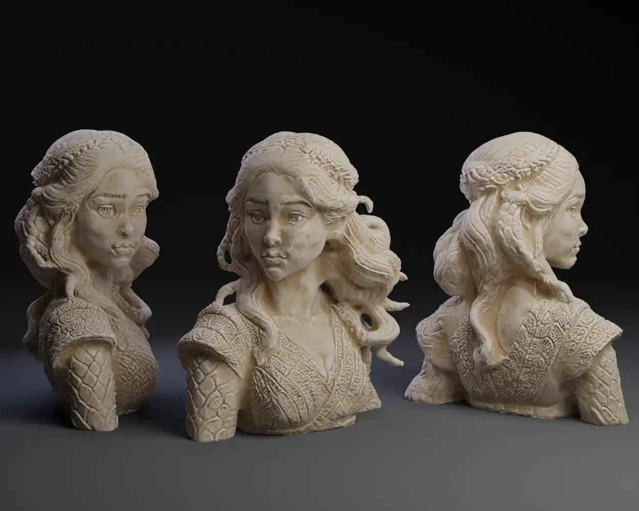 Free OBJ file Dynerys Targaryen 🐉 (3MF)・3D printer model to download・Cults