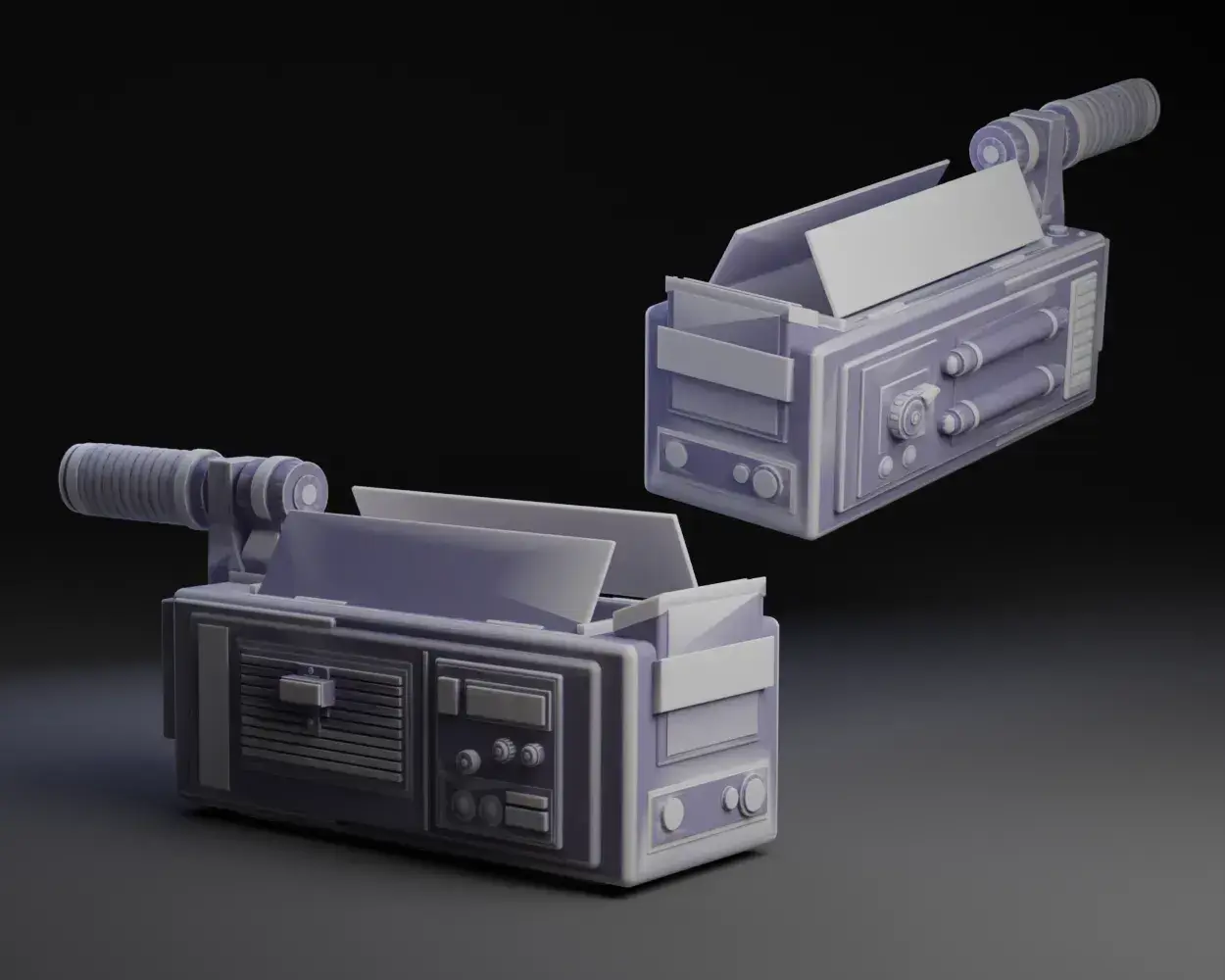 Free Obj File Ghost Busters Ghost Trap 👻 3mf・design To Download And 3d Print・cults