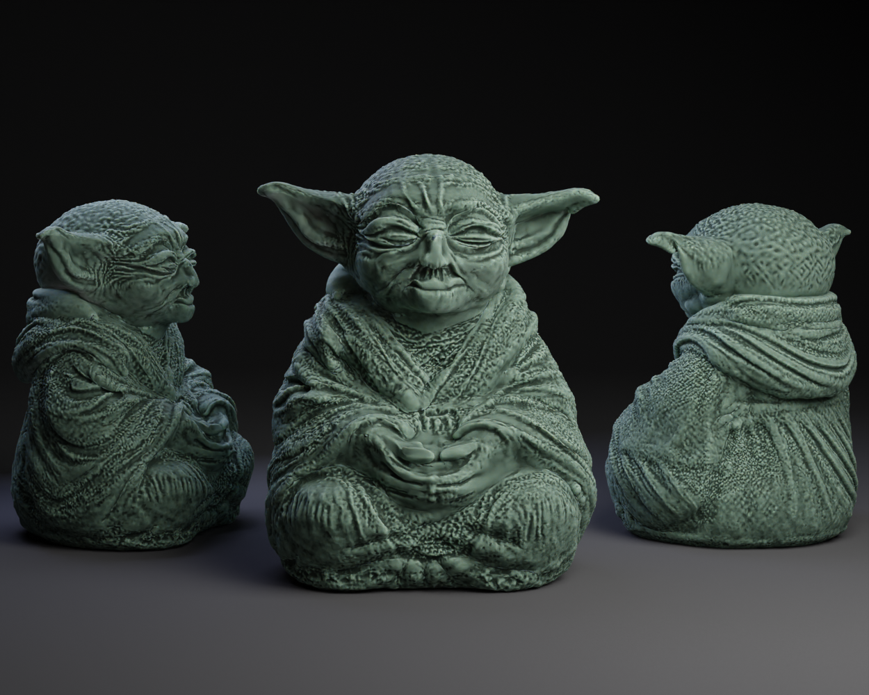 Yoda Meditating
