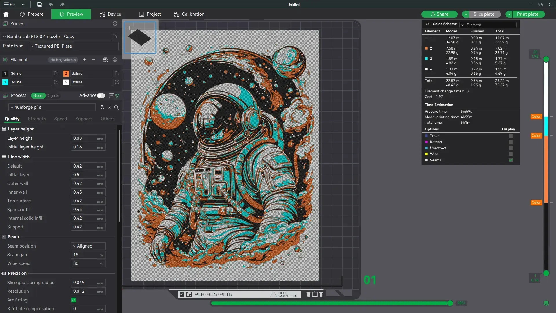 🧑‍🚀 Astronaut Art・Free STL File for 3D printing・Cults