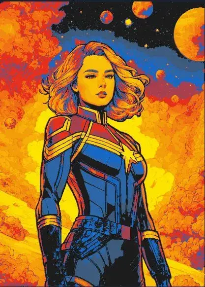 🎨 Captain Marvel・Free STL File for 3D printing・Cults