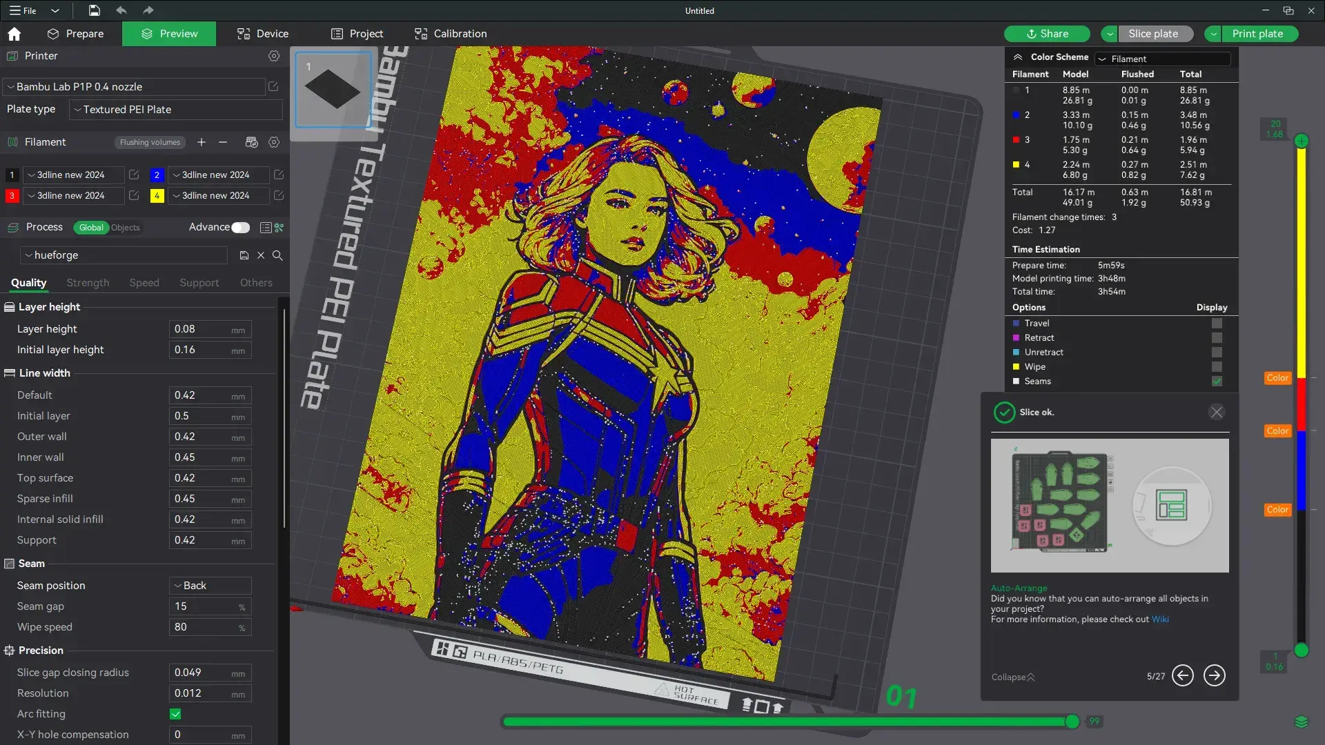 🎨 Captain Marvel・Free STL File for 3D printing・Cults