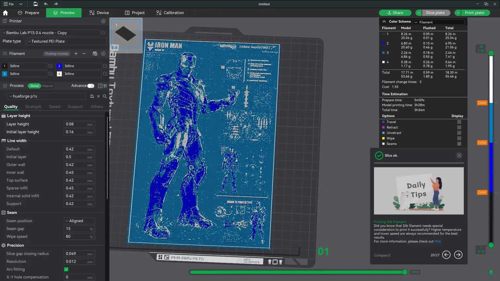 Free STL file Iron Man Scheme 2 👨 (3MF)・Model to download and 3D print ...