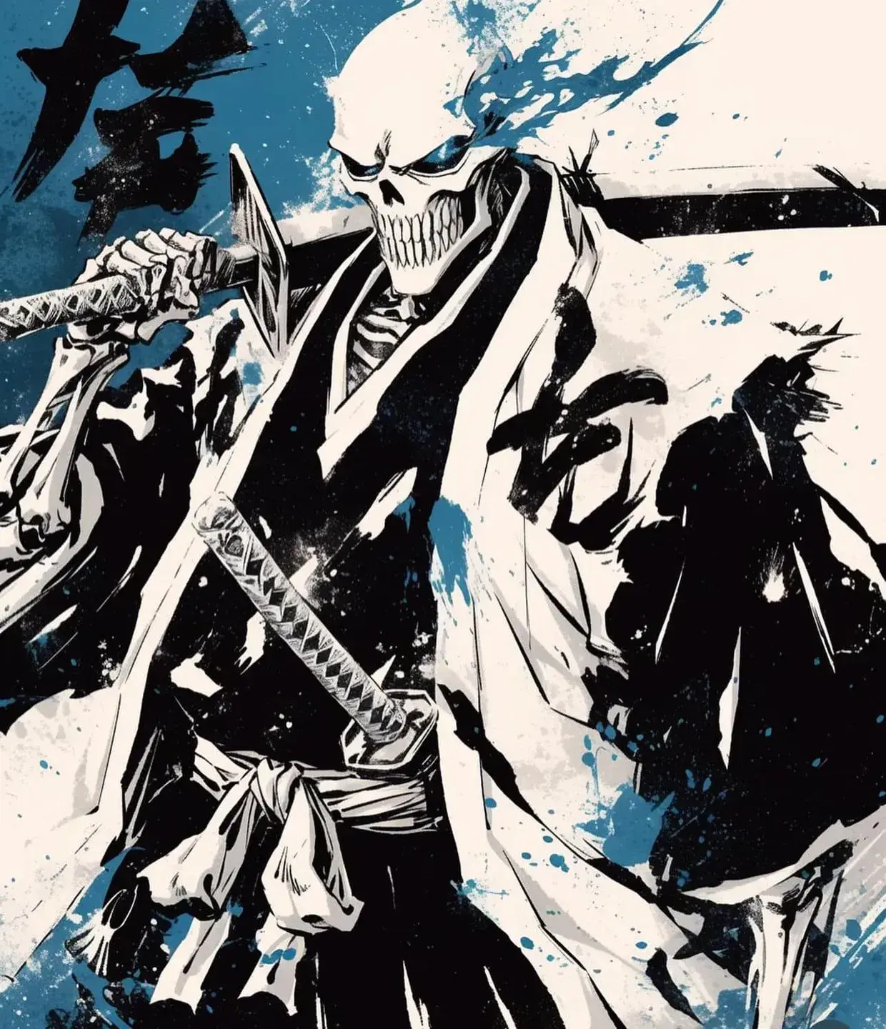 Free STL file Blue skull samurai 💀 (3MF)・3D printable model to download ...