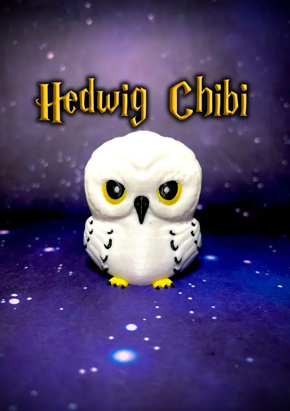 👶 Hedwig Bebé "Chibi"・Archivo 3D Gratis para ・Cults