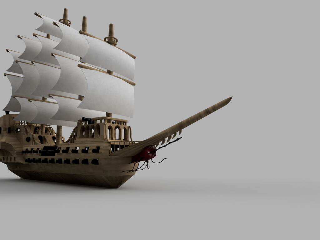 🛥️ Galleon・ STL File for 3D printing・Cults