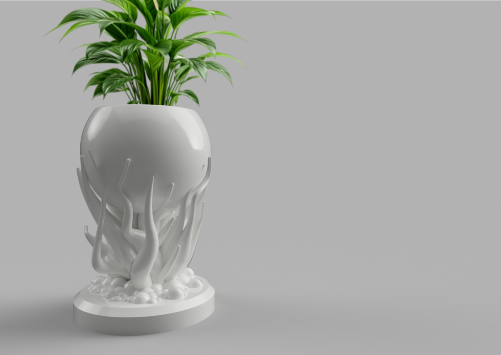 STL file Exotic plant pot 🌿 ・Template to download and 3D print・Cults