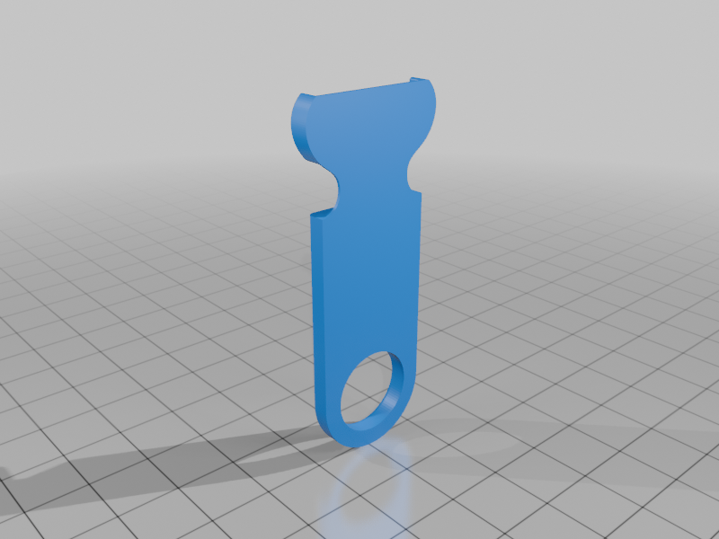 Free 3D file Strong printeable snap clip for key ring 💪 ・3D printer ...