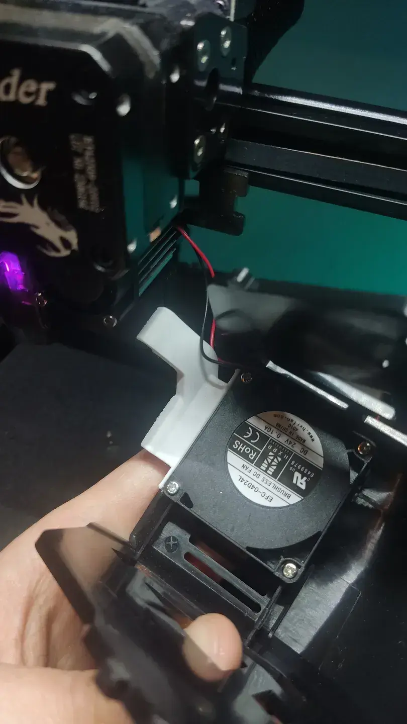 🧞‍♂️ Remastered Fan upgrade Ender 3 v3 se・Free 3D File for ・Cults