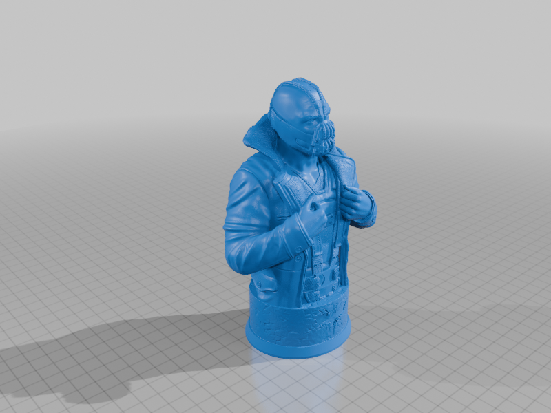 👤 Bane Bust- Dark Knight Rises・Free 3D File for ・Cults
