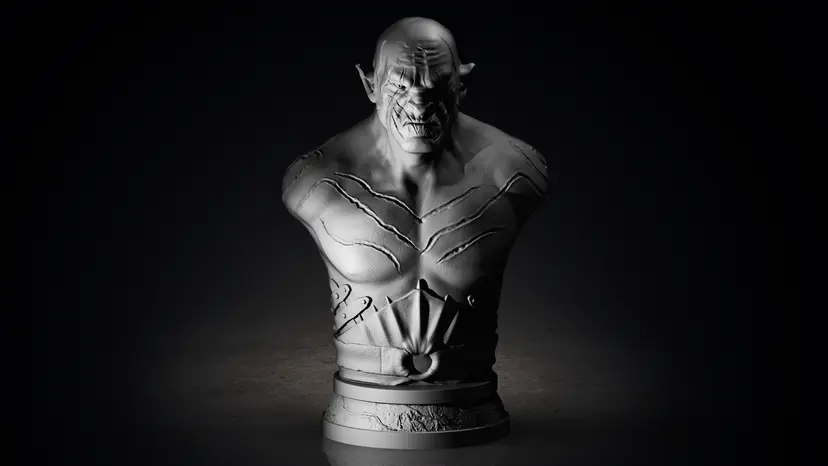 Free 3D file Azog the Defiler Bust 👤 ・3D printer model to download・Cults