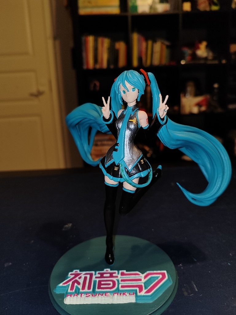 🎨 Hatsune Miku・Archivo 3D Gratis para ・Cults