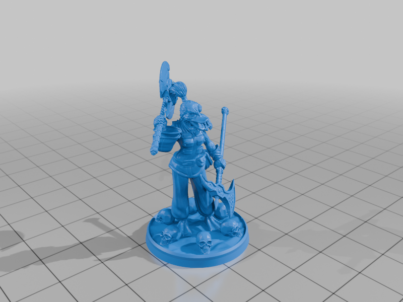 🦆 Menacing Duck warrior・Free 3D File for ・Cults