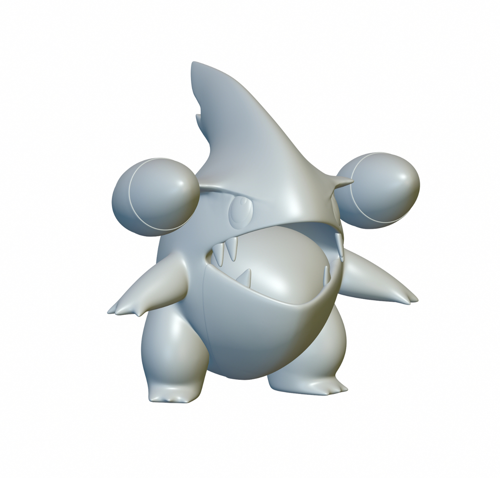 Free 3D file Pokemon Gible #443 - Optimized for 3D Printing 🐉 ・3D ...