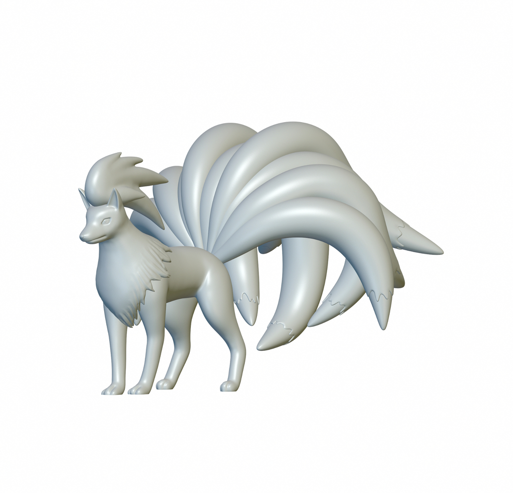 Free 3D file Pokemon Ninetales #38 - Optimized for 3D Printing 🐉 ・3D ...