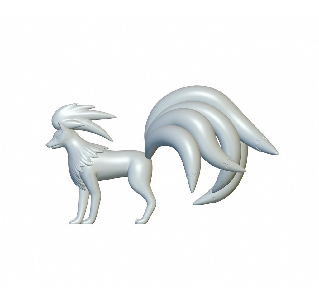 Free 3D file Pokemon Ninetales #38 - Optimized for 3D Printing 🐉 ・3D ...
