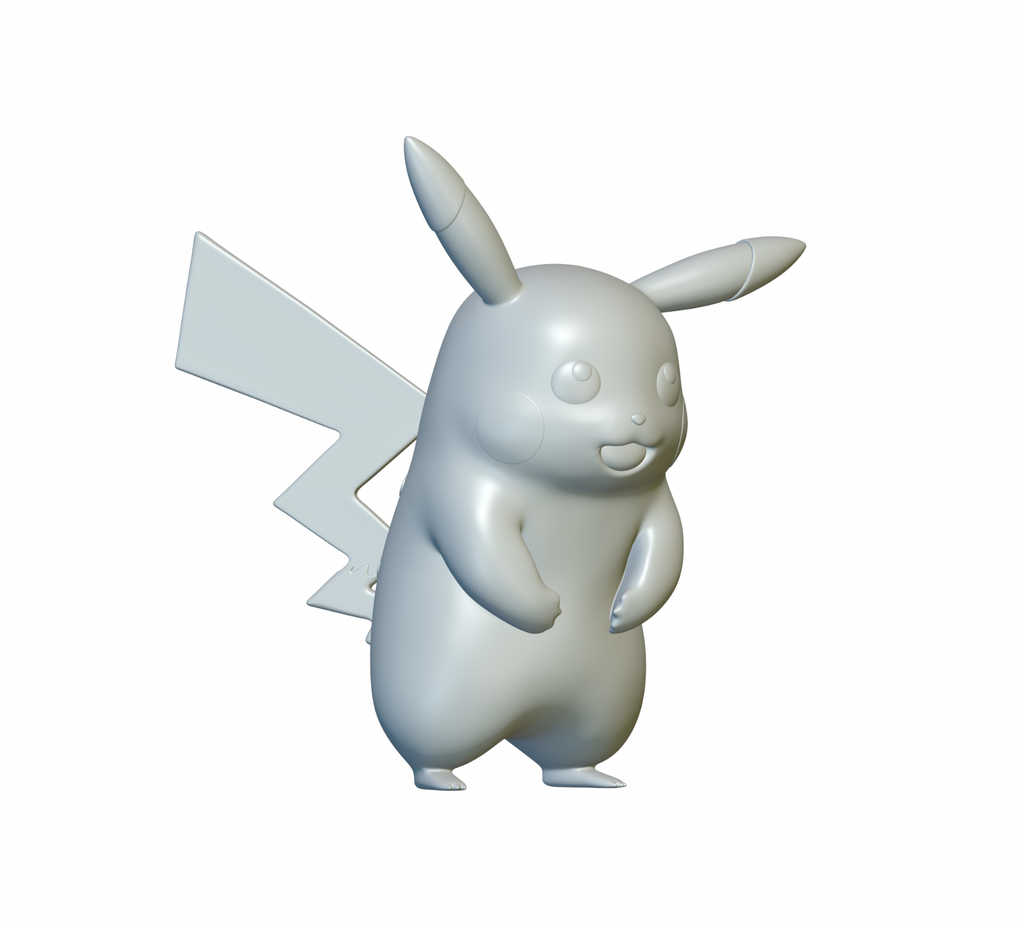 Fichier 3D gratuit Pokemon Pikachu #25 - Optimized for 3D Printing 🐉 ...