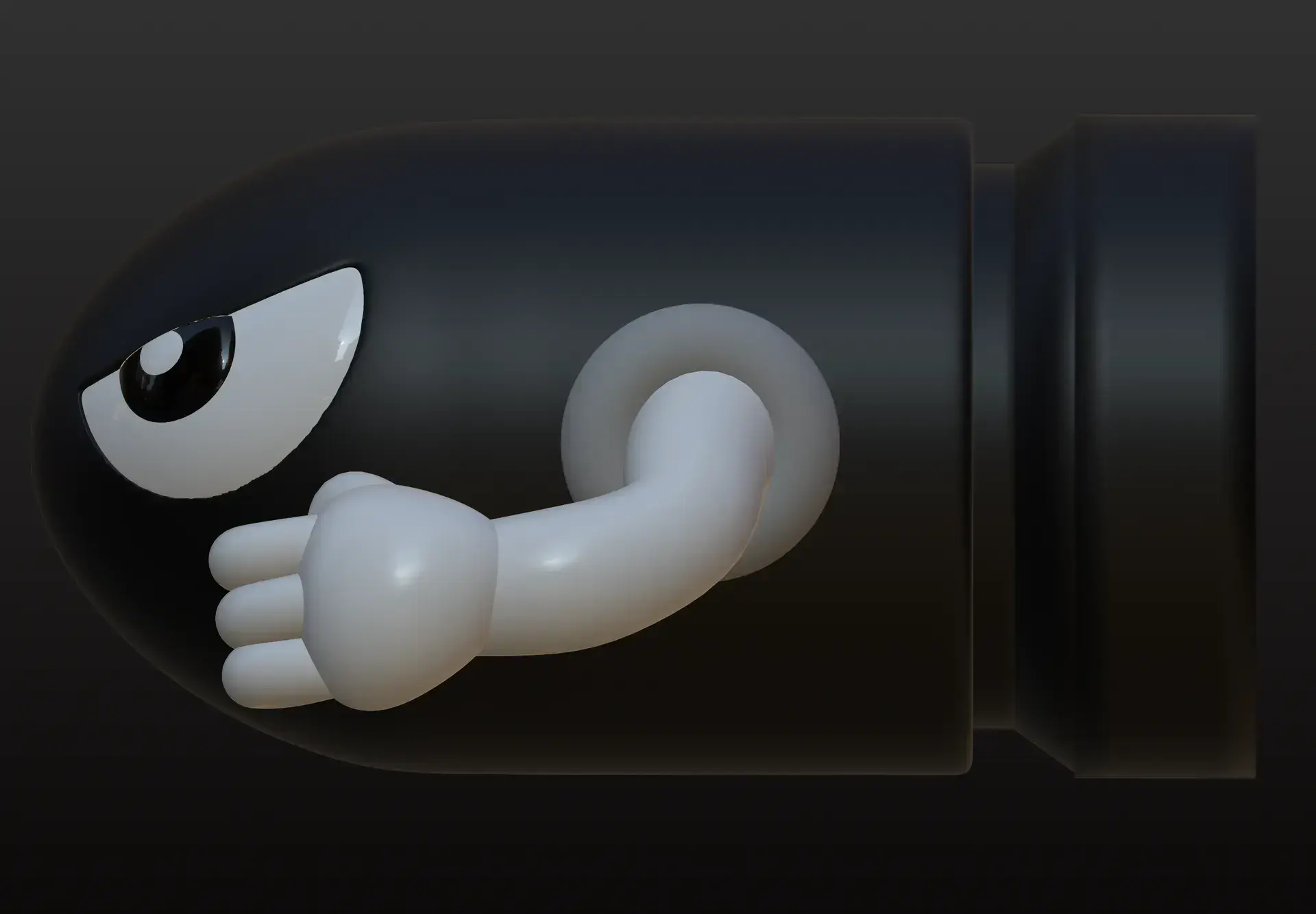 🖨️ Bullet Bill・Free 3D File for ・Cults