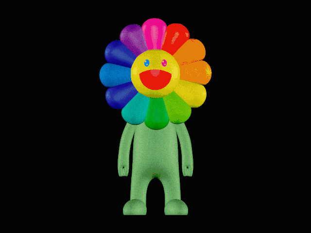 💐 Takashi Murakami Flower Sculpture・Free 3D File for ・Cults