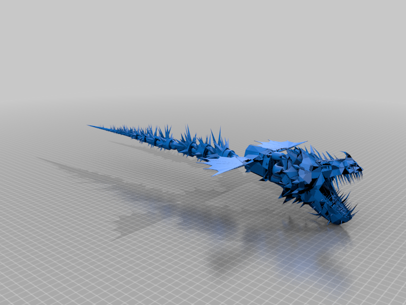 🐉 Screaming Death Articulated・Free 3D File for ・Cults