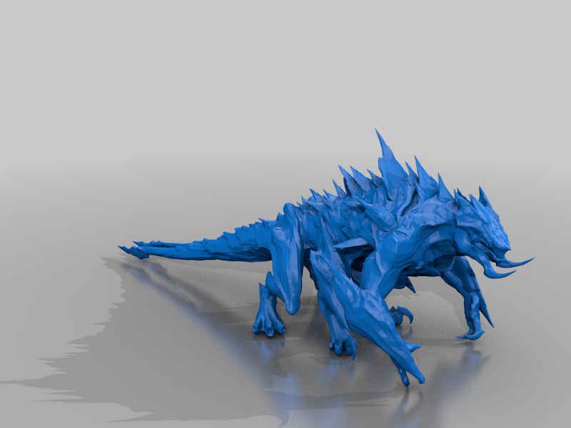 👹 Mega Kaiju・Free 3D File for ・Cults