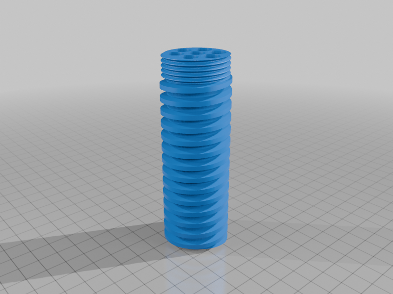 Free 3D file Screw Pencil Holder with Screwable Lid ️ ・3D printable ...